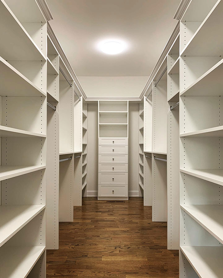 Master and Walk-In Closets in Danbury CT