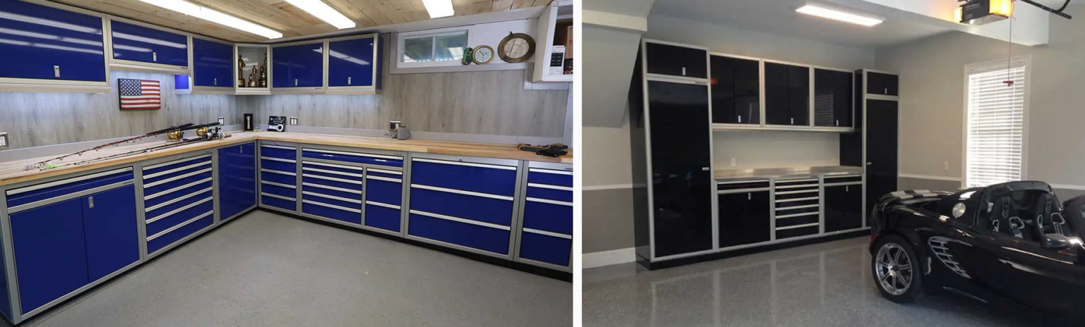 Moduline Aluminum Garage Cabinets in Danbury CT